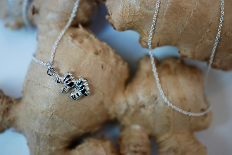 Ginger Necklace, Sterling Silver - Delicacies