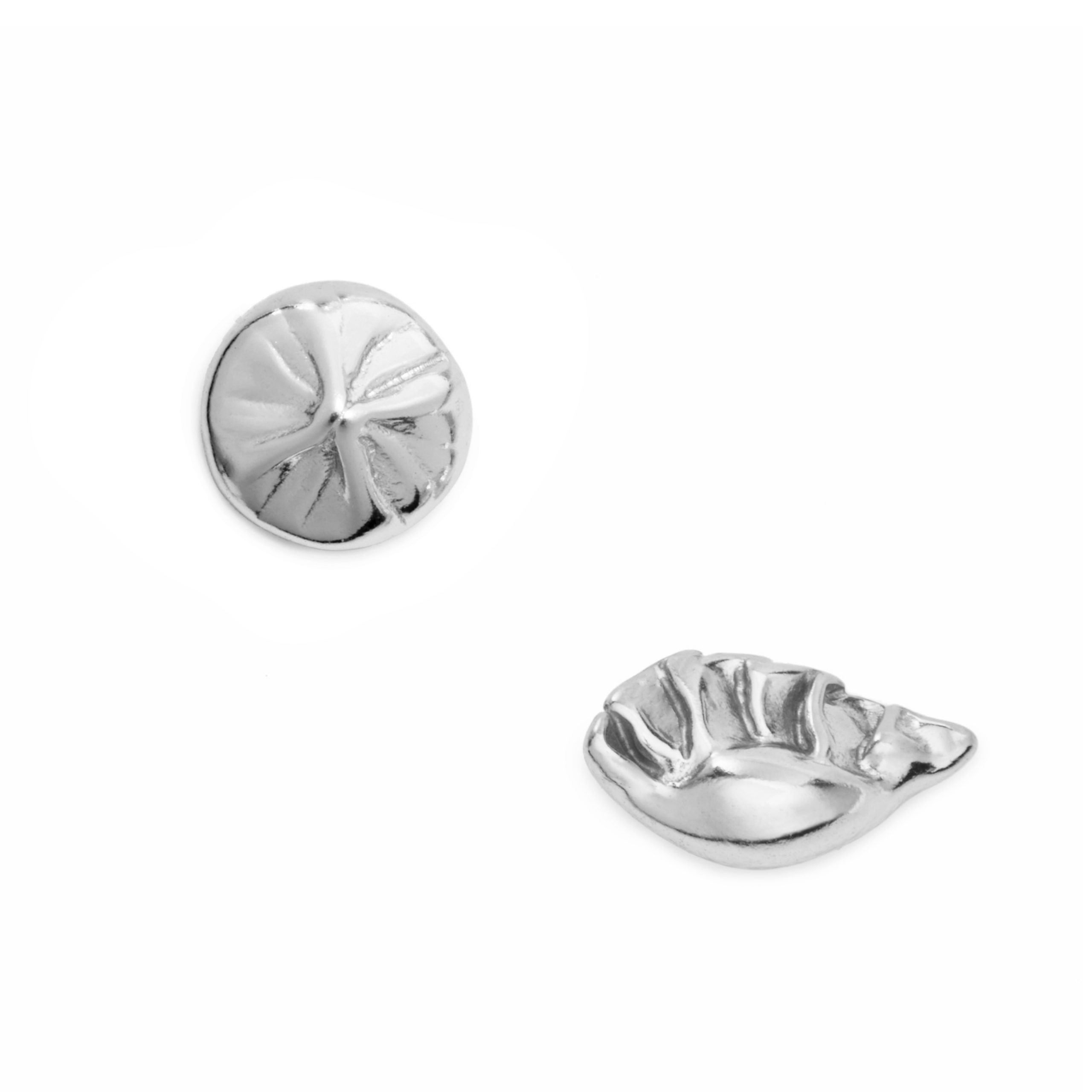 Chinese Dumpling Earring Set, Sterling Silver - Delicacies
