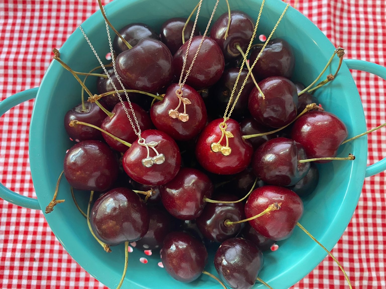 Cherry Necklace, Sterling Silver - Delicacies