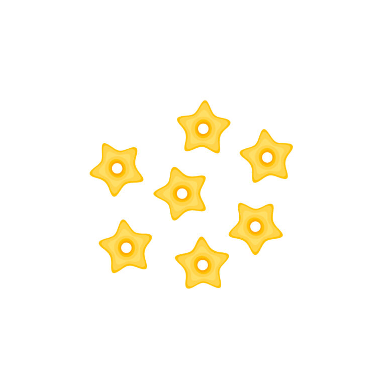 Stelline Pastina Necklace, Sterling Silver - Delicacies